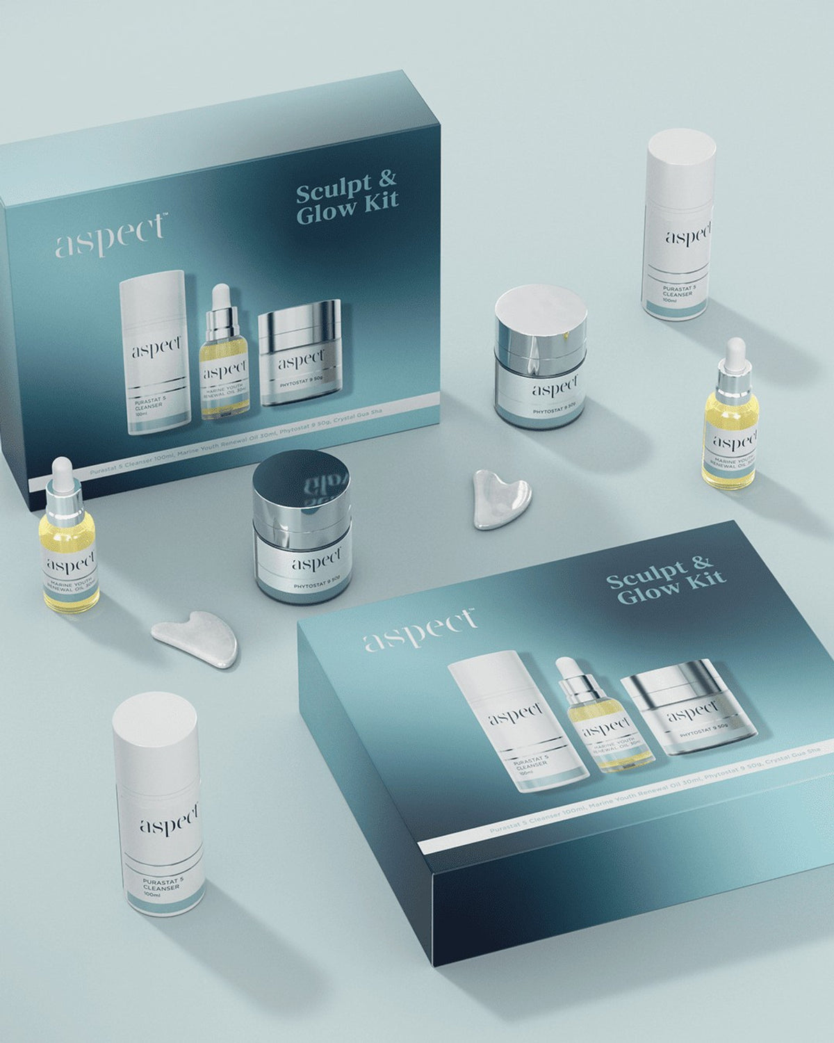 Aspect Sculpt & Glow Kit | Firming & Hydrating Skincare | PCMC